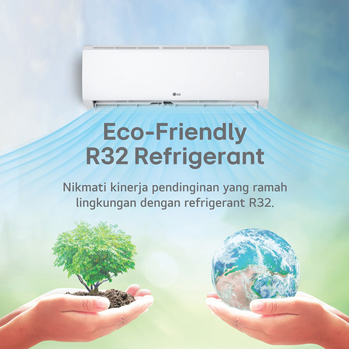 Jual LG AC Wall Mounted Split Standard New Hercules 2 PK - H18TN4 ...