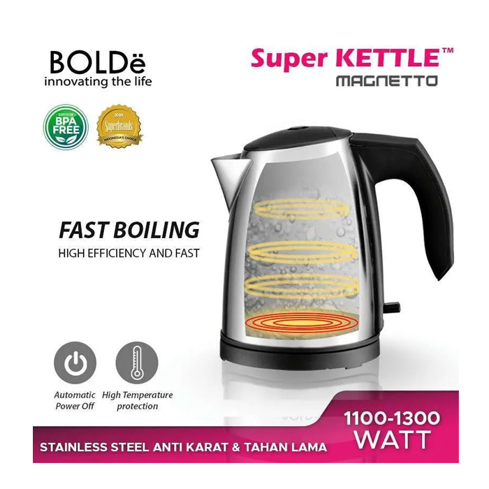 Jual Bolde Super KETTLE MAGNETTO - Biru | Wahana Superstore