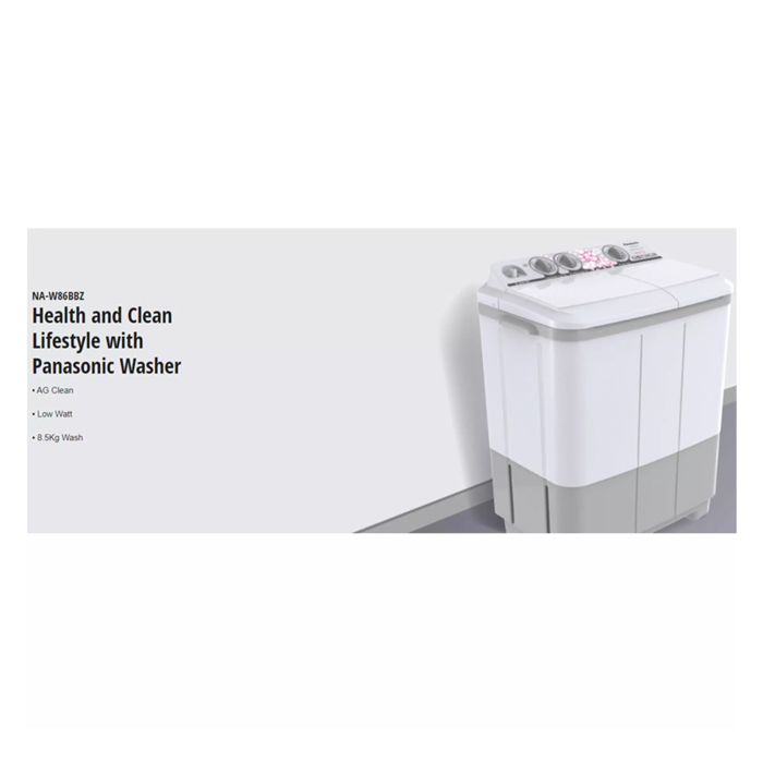 Jual Panasonic Mesin Cuci Twin Tube 8.5 KG - NA-W86BBZ | Wahana Superstore