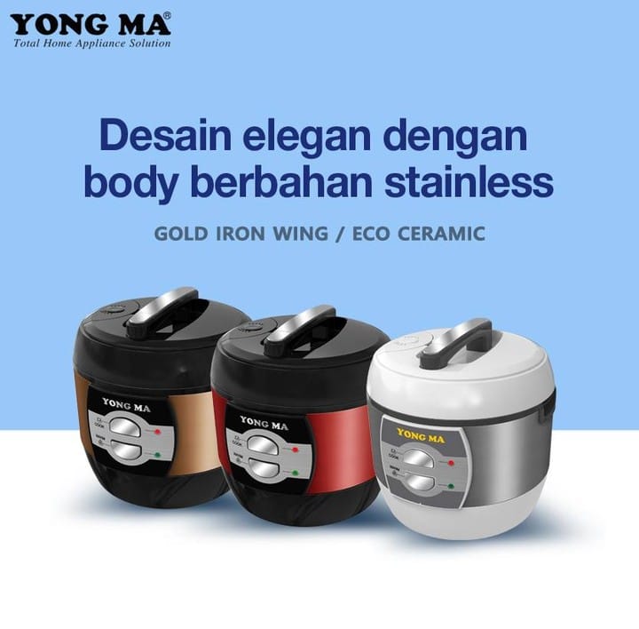 Jual Yong Ma MagicCom Rice Cooker 2 L - YMC703 / SMC7033 - Merah ...
